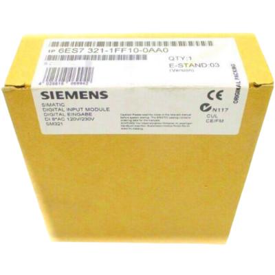중국 SIEMENS 6ES7321-1FF10-0AA0 SIMATIC S7-300, DIGITAL INPUT SM 321, ISOLATED, 8 DI, 120 V/230 V AC, 1X 40-POLE 판매용