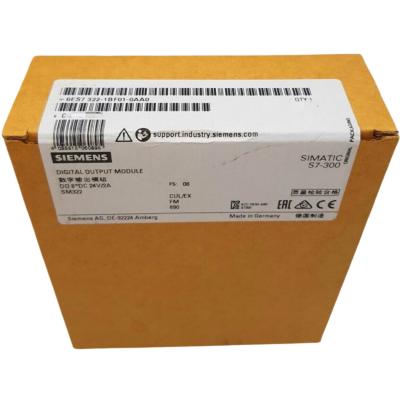 China SIEMENS 6ES7322-1BF01-0AA0 SIMATIC S7-300, DIGITAL OUTPUT SM 322, ISOLATED, 8 DO, 24 V DC, 2A, 1X 20-POLE for sale