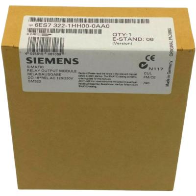 Cina SIEMENS 6ES7322-1HH00-0AA0 SIMATIC S7-300, DIGITAL OUTPUT SM 322, OPTICAMENTE ISOLATO, 16 DO (RELAY), (2 X 8 DO), 20 PIN in vendita