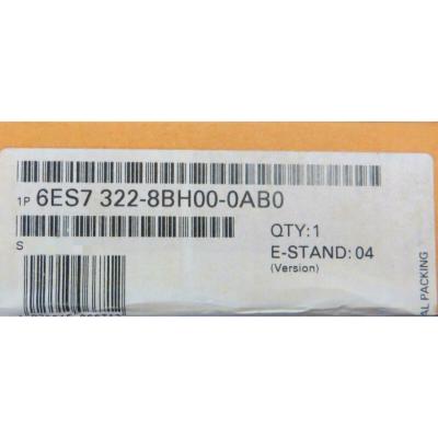 Cina SIEMENS 6ES7322-8BH00-0AB0 SIMATIC S7/PCS7, SM 322 DIGITAL OUTPUT MODULE, 16 DO, DC 24 V / 0,5A CAPABLE OF DIAGNOSTICS, in vendita