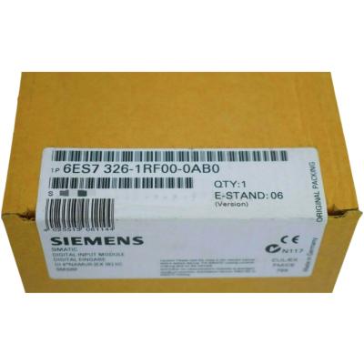 Cina SIEMENS 6ES7326-1RF00-0AB0 SIMATIC S7, DIGITAL INPUT SM 326, 8 DI; 24 V DC, NAMUR, FAIL-SAFE NAMUR INPUT in vendita
