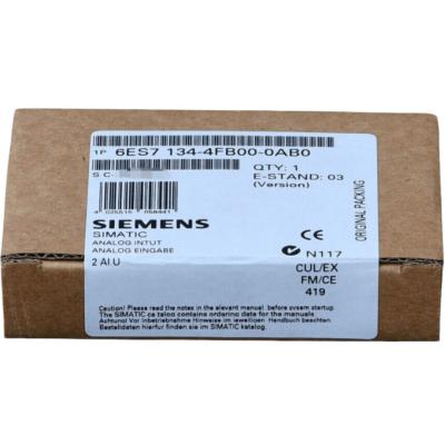Cina SIEMENS 6ES7134-4FB00-0AB0 SIMATIC DP, MODULO ELETTRONICO PER ET 200S, 2 AI STANDARD larghezza 15 mm +/-10 V; 13 BIT + segno in vendita