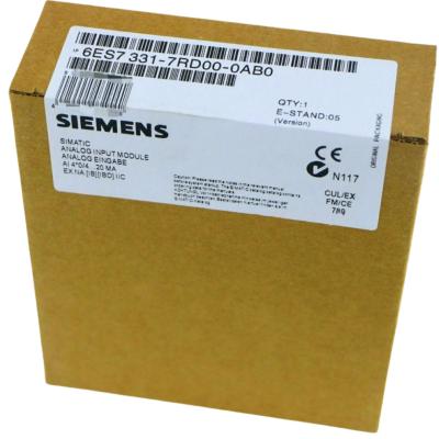Cina SIEMENS 6ES7331-7RD00-0AB0 SIMATIC S7, ANALOG INPUT SM 331, ISOLATED, 4 AE; 0/4 TO 20 MA, 1 X 20-POLE in vendita
