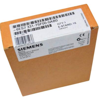 Cina SIEMENS 6ES7331-7SF00-0AB0 SIMATIC S7, ANALOG INPUT SM 331, ISOLATED, 8 AI THERMOCOUPLES/4 AI PT100 in vendita