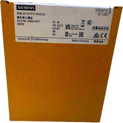 Cina SIEMENS 6ES7332-8TF01-0AB0 SIMATIC DP, HART ANALOG OUTPUT, SM 332, 8 AO, 0/4 - 20 MA HART, FOR ET200M WITH IM153-2 in vendita