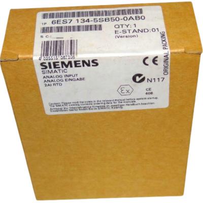 Cina SIEMENS 6ES7134-5SB50-0AB0 SIMATIC DP, ELECTRONICS MODULE FOR ET200IS, 2 AI, RTD, FOR CONNECTION OF RESISTANCE in vendita
