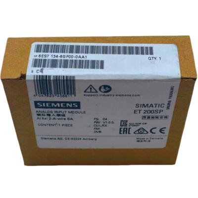Cina SIEMENS 6ES7134-6GF00-0AA1 SIMATIC ET 200SP, Analog input module, AI 8XI 2-/4-wire Basic, suitable for BU type A0, A1 in vendita