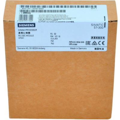 China SIEMENS 6ES7341-1AH02-0AE0 SIMATIC S7-300, CP 341 COMMUNICATIONS PROCESSOR WITH RS232C INTERFACE (RS-232-C) INCL. Te koop