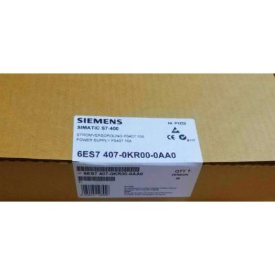 Cina SIEMENS 6ES7407-0KR00-0AA0  SIMATIC S7-400, POWER SUPPLY PS407;10A,UC 120/230V,5 V DC/10 A FOR REDUNDANT USE in vendita