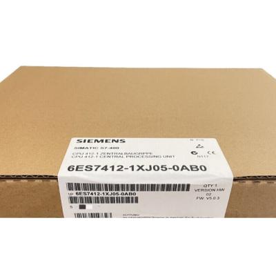 Cina SIEMENS 6ES7412-1XJ05-0AB0 SIMATIC S7-400, CPU 412-1 CENTRAL PROCESSING UNIT WITH: WORK MEMORY 288 KB, in vendita