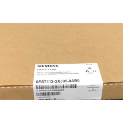 中国 SIEMENS 6ES7412-2XJ05-0AB0 SIMATIC S7-400, CPU 412-2 CENTRAL PROCESSING UNIT WITH: WORK MEMORY 512 KB, 256 KB CODE, 販売のため