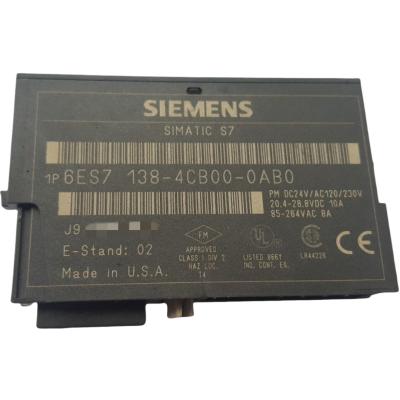 Cina SIEMENS 6ES7138-4CB00-0AB0 SIMATIC DP, POWERMODULE PM-E per ET 200S; UC 24V - 230V con diagnosi e backup in vendita