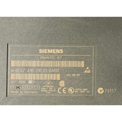 Cina SIEMENS 6ES7416-2XL01-0AB0 SIMATIC S7-400, CPU 416-2 DP CENTRAL PROCESSING UNIT WITH: MULTI-POINT MPI INTERFACE INTEGR in vendita