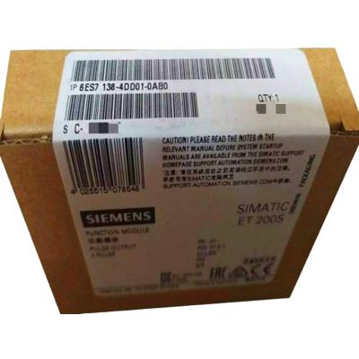 Cina SIEMENS 6ES7138-4DD01-0AB0 SIMATIC DP, MODULO ELETTRONICO PER ET 200S, 2 PULSI GENERATORE DI PULSI E MODULO TEMPORATORE in vendita