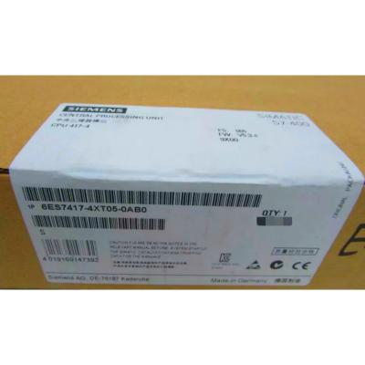 China SIEMENS 6ES7417-4XT05-0AB0 SIMATIC S7-400 417-4 CPU met MPI/DP, 30 MB geheugen 3RD/4TH INTERFACE PLUG-IN IFM MODULE Te koop