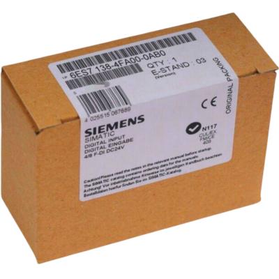Cina SIEMENS 6ES7138-4FA00-0AB0 SIMATIC DP, ELECTRON. MODULO F. ET200S, 4/8 F-DI PROFISAFE, 24V DC, 30 mm in larghezza in vendita