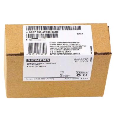 Cina SIEMENS 6ES7138-4FB03-0AB0 SIMATIC ET200S DIGITAL OUTPUT FALSE-SAFE, 4P, 24VDC/2A 30 MM di larghezza complessiva, fino alla categoria 4 in vendita