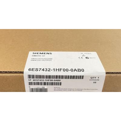 China SIEMENS 6ES7432-1HF00-0AB0 SIMATIC S7-400, ANALOG OUTPUT SM 432, geïsoleerd 8 AO; RESOLUTIE 13 BIT Te koop