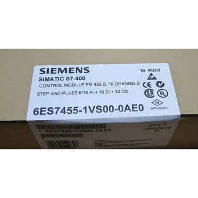 China SIEMENS 6ES7455-1VS00-0AE0 SIMATIC S7-400, CONTROL MODULE FM 455 C, 16 KANALEN, CONTINUUUS, 8/16 AI + 16 DI+ 16 AO Te koop