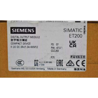 중국 SIEMENS 6ES7142-6BF00-0AB0 SIMATIC DP, ET 200ECO PN, 8 DO 24 V DC/1.3 A; 4XM12, 복제 할당, 보호 수준 IP67 판매용