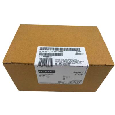 Китай SIEMENS 6ES7151-3AA23-0AB0 SIMATIC DP, INTERFACE MODULE IM 151-3 PN ST FOR ET 200S СТРАНСФЕРМАЦИЯ 100 MBPS MAX. 63 Модули питания, электроники или стартера двигателя шириной до 2 М могут быть подключены продается