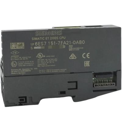 중국 SIEMENS 6ES7151-7FA21-0AB0 SIMATIC DP, IM151-7 F-CPU FOR ET200S, 192 KB WORK MEMORY WITH INTEGRATED PROFIBUS DP INTERFACE (9-POLE D-SUB SOCKET) 판매용