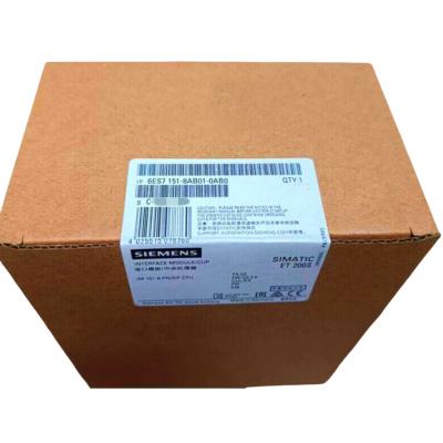 중국 SIEMENS 6ES7151-8AB01-0AB0 SIMATIC DP, IM151-8 PN/DP CPU FOR ET200S, 192 KB WORK MEMORY, INT. PROFINET INTERFACE (THREE RJ45 PORTS와 함께) IO 컨트롤러로서, 배터리 MMC가 필요하지 않습니다. 판매용