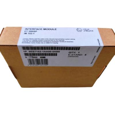 중국 SIEMENS 6ES7152-1AA00-0AB0 SIMATIC DP, ET200ISP에 대한 인터페이스 모듈 IM152-1, PROFIBUS 인터페이스 표준 및 과다 작업, EX IB IIC T4 GB, EX IB I MB 판매용