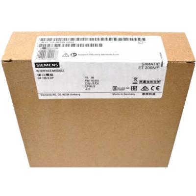 중국 시멘스 6ES7155-5BA00-0AB0 시멘스 6ES7155-5BA00-0AB0 SIMATIC ET200MP IM155-5 DP ST PROFIBUS I/O 모듈 판매용