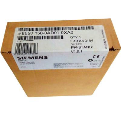China SIEMENS 6ES7158-0AD01-0XA0 SIMATIC DP, DP/DP CUPLER COPPLING MODULE para CONNECTÃO DE DAS DAS RETAS PROFIBUS DP INFUDAÇÃO DE CURRÊNCIA REDUNDANTE à venda