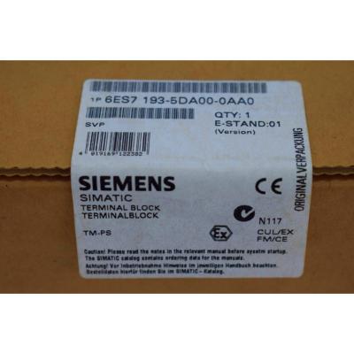 China SIEMENS 6ES7193-5DA00-0AA0 SIMATIC DP, Módulo terminal TM-PS-IS para ET200IS, para mantener el módulo de suministro de energía en venta