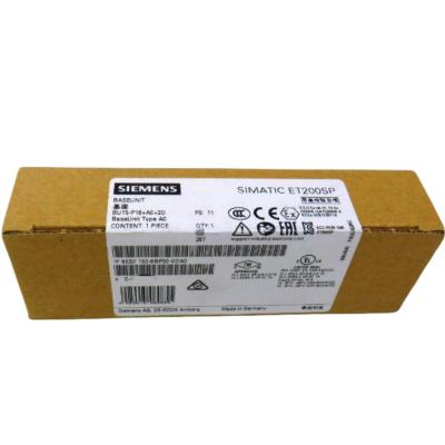 China SIEMENS 6ES7193-6BP00-0DA0 SIMATIC ET 200SP, BASEUNIT BU15-P16+A0+2D, BU TYPE A0, TERMINALES PUSH-IN, SEM AUX. TERMINALES, NOVO GRUPO DE CARGA, WXH: 15X 117 MM à venda