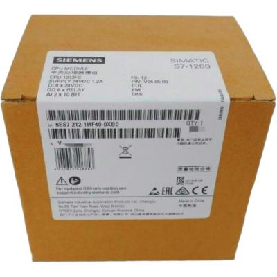 Cina SIEMENS 6ES7212-1HF40-0XB0 SIMATIC S7-1200, CPU 1212FC, CPU COMPACT, DC/DC/RELAY, I/O a bordo: 8 DI 24 V DC; 6 DO RELAY 2 A; 2 AI 0-10 V DC, alimentazione elettrica: DC 20,4-28,8 V DC,MEMORIA PROGRAMMA/DATI 150 KB in vendita