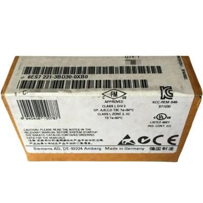 Cina SIEMENS 6ES7221-3BD30-0XB0 SIMATIC S7-1200, DIGITAL INPUT SB 1221, 4 DI, 24 V DC 200 KHZ, SOURCING INPUT in vendita