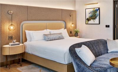China Modern luxe hotel slaapkamermeubilair Set 5-sterren hotelmeubilair voor het Ritz Carlton-project Te koop