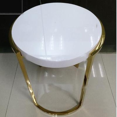 China Messing/Gouden de Koffietafeldecoratie van de Glaswoonkamer voor Hotelslaapkamer Te koop