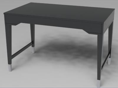 Cina Cassetto con le gambe di legno solide, bordo dello scrittorio di scrittura dell'hotel di rivestimento dell'unità di elaborazione 1 del MDF in vendita