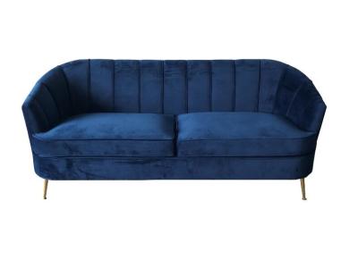 China 2018 Nieuw model blauw de stofferingsmeubilair van het laagfluweel voor de bank van de huwelijkshuur Te koop