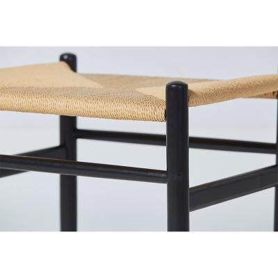 Cina Banco naturale popolare dell'ottomano della camera da letto di tessitura del rattan con le sedie di legno solide in vendita