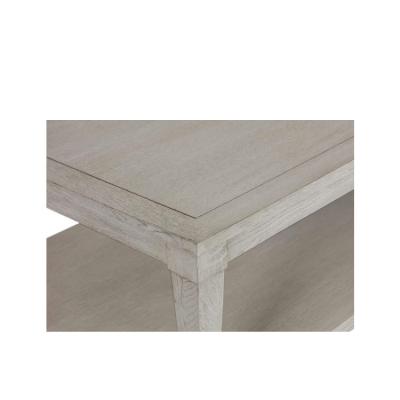 Cina Tavolino da salotto rettangolare di legno solido di modo con il cappotto resistente e Nailhead dell'acqua in vendita