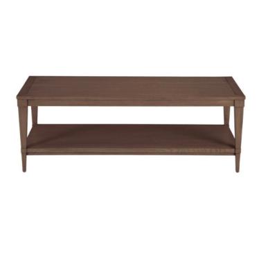 Cina Tavolino da salotto rettangolare di legno solido di modo con il cappotto resistente e Nailhead dell'acqua in vendita