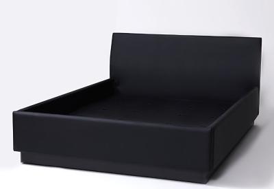 Cina Il vinile nero completamente ha ricoperto re Size Hotel Bedroom per inserire con la base laminata nera in vendita
