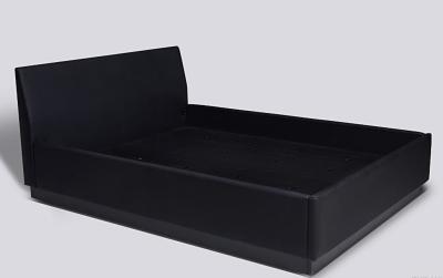 Cina Il vinile nero completamente ha ricoperto re Size Hotel Bedroom per inserire con la base laminata nera in vendita