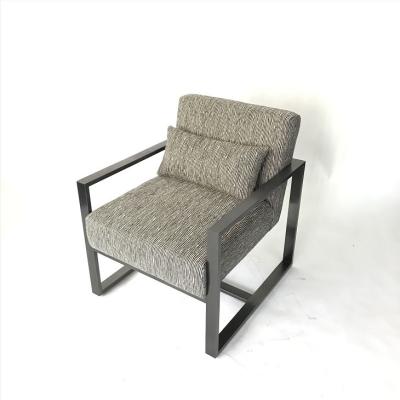 China Zwarte de Woonkamerstoelen van de Roestvrij staal Occasionele Luxe Te koop
