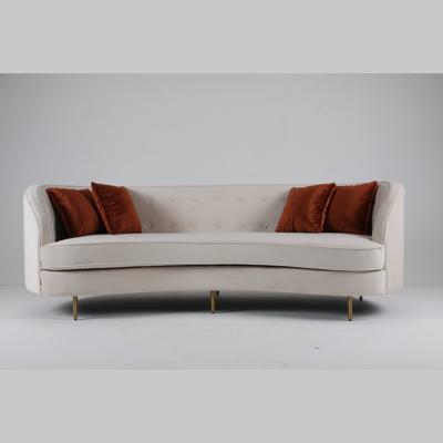 Cina Il salone dell'interno della mobilia ha curvato Sofa Unfolded Modern Fashion in vendita