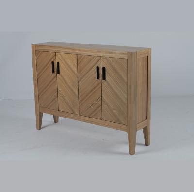 Cina Legno solido spiegato di stile della sala da pranzo della cucina moderna della mobilia in vendita