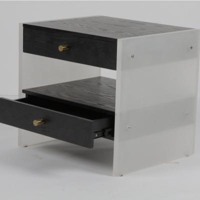 Cina Comodini solidi dell'hotel della noce con la credenza elegante del lucite in vendita