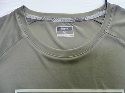 Cina Tintura attiva S asciutta veloce - manica della maglietta del collo di squadra degli uomini di XL mezza in vendita
