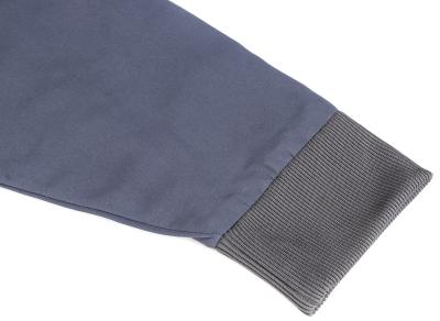 Cina Rivestimento della chiusura lampo degli uomini lunghi blu della manica 115gsm con le tasche laterali in vendita