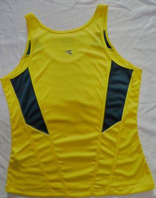 Cina Colore giallo di Autumn Mens Sleeveless Tank Top di estate atletica morbida della primavera in vendita